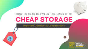 Cheap Storage Offers | Space Centre Self Storage Blog
