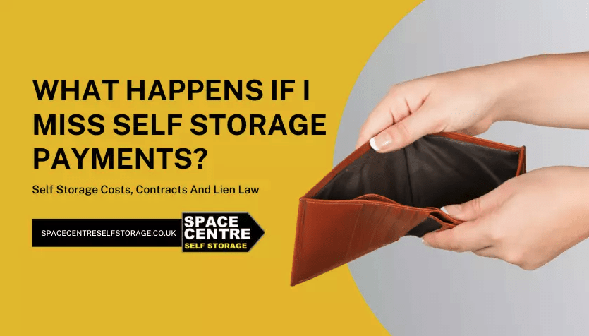 Self Storage Costs And Non-Payment | Space Centre Self Storage Blog